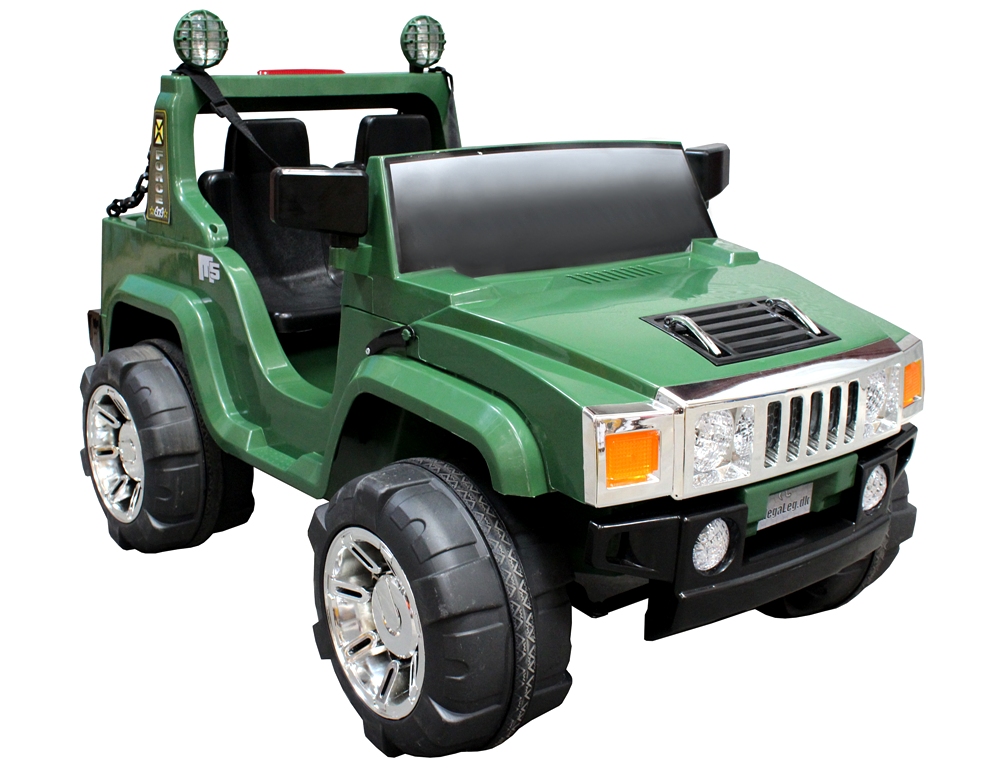 EL Barn Jeep Force, Army Grön 12V m/fjärrkontroll (Föråldrad)