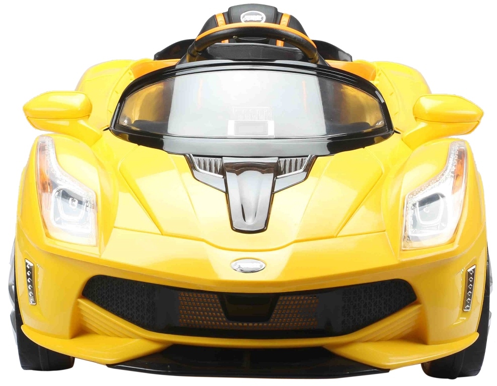Sportsracer ELBil til Barn 12V Gul m/fjärrkontroll (Föråldrad)