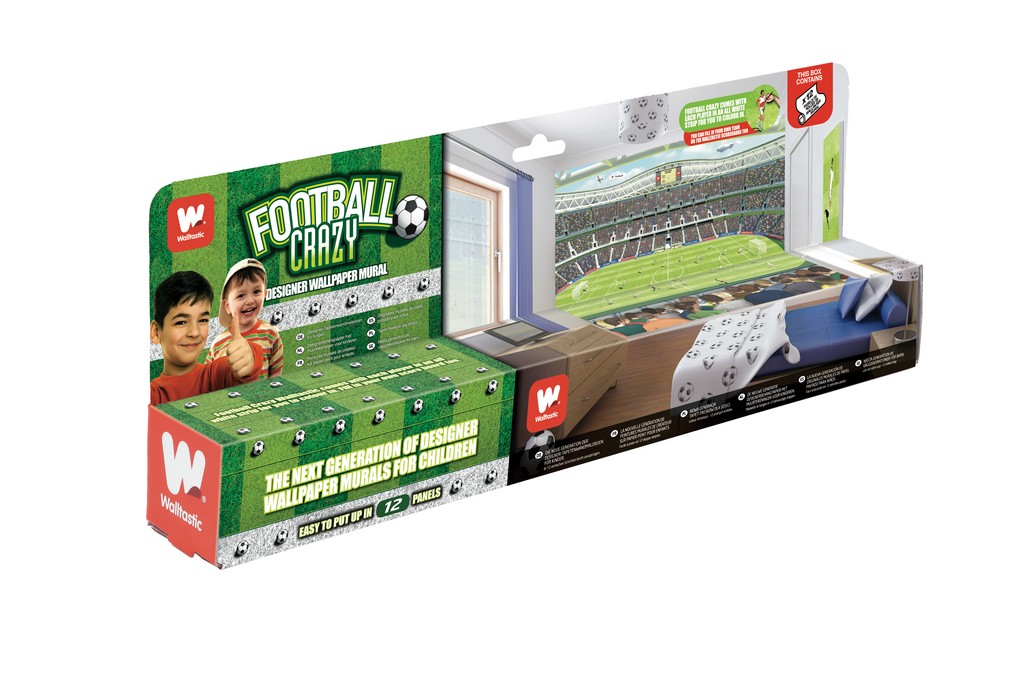 Fotboll Crazy tapet 243 x 305 cm (Föråldrad)