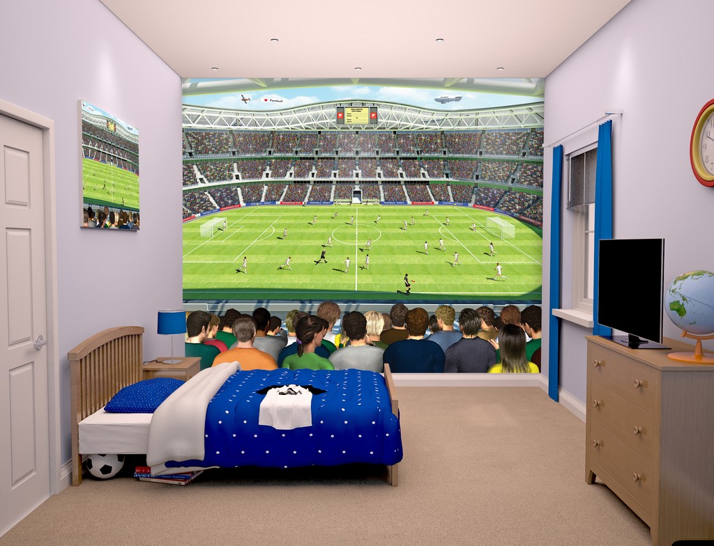 Fotboll Crazy tapet 243 x 305 cm (Föråldrad)